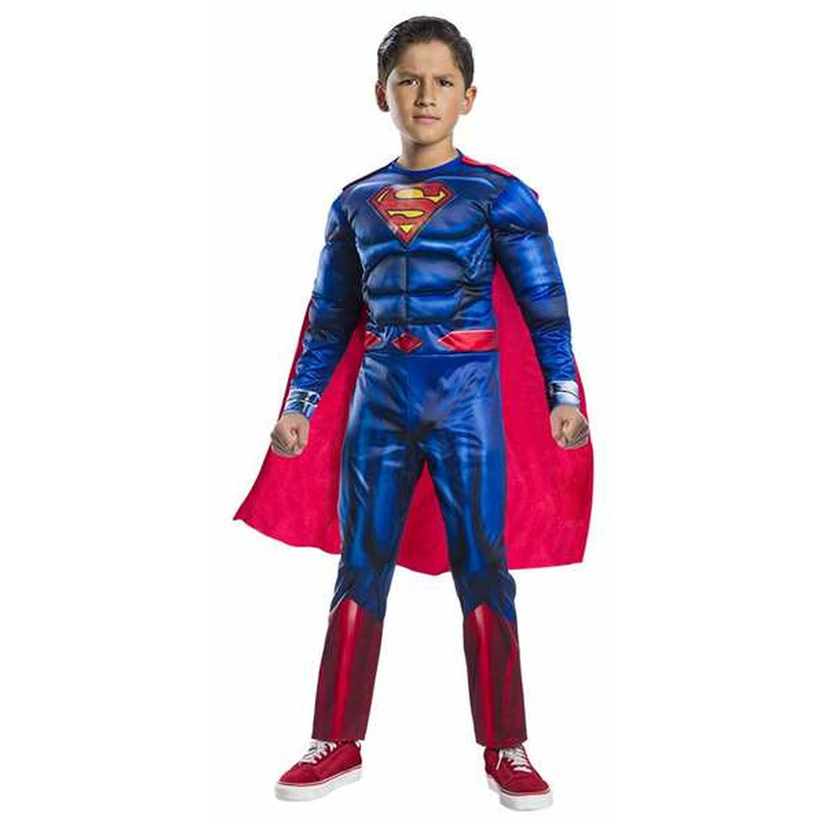 Αποκριάτικη Στολή για Παιδιά Rubies Black Line Deluxe Superman Μπλε ...