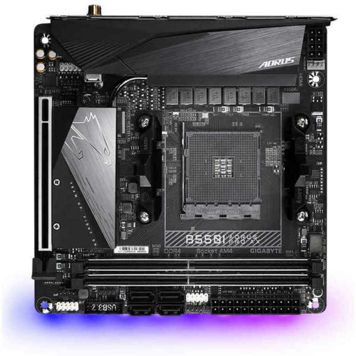 Μητρική Κάρτα Gigabyte B550I AORUS PRO AX mATX AM4 AMD AM4 AMD AMD B550 ...