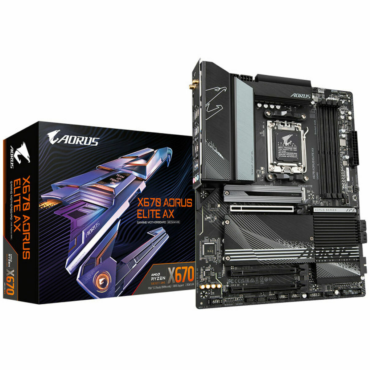 USB Hub Gigabyte X670 AORUS ELITE AX Μαύρο - marketoupoli.gr