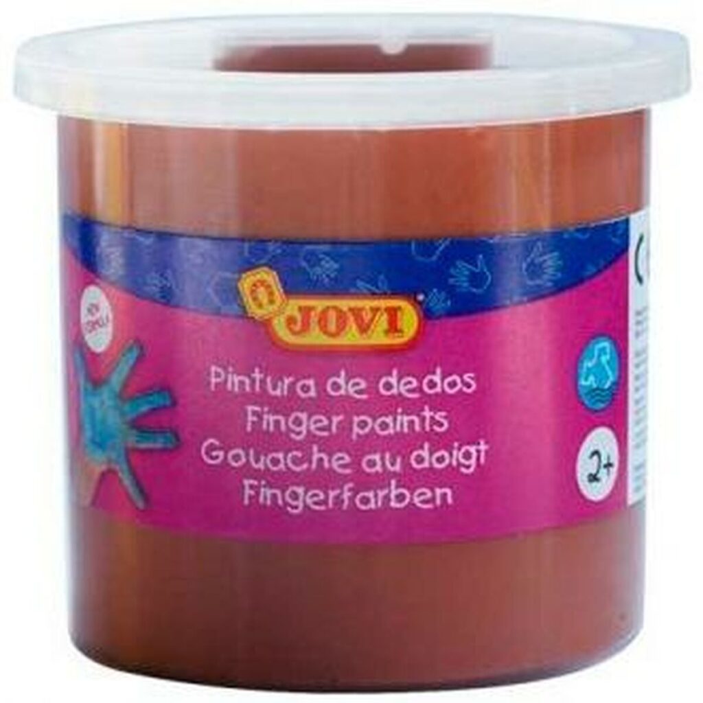 Ζωγραφική με τα Δάχτυλα Jovi Ζωγραφική με τα Δάχτυλα Καφέ 5 Τεμάχια 125 ...