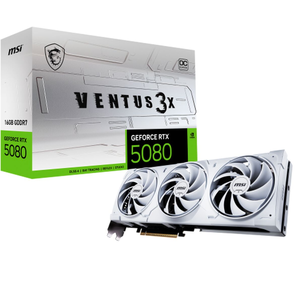 Κάρτα Γραφικών MSI GEFORCE RTX 5080 16 GB GDDR6X - marketoupoli.gr
