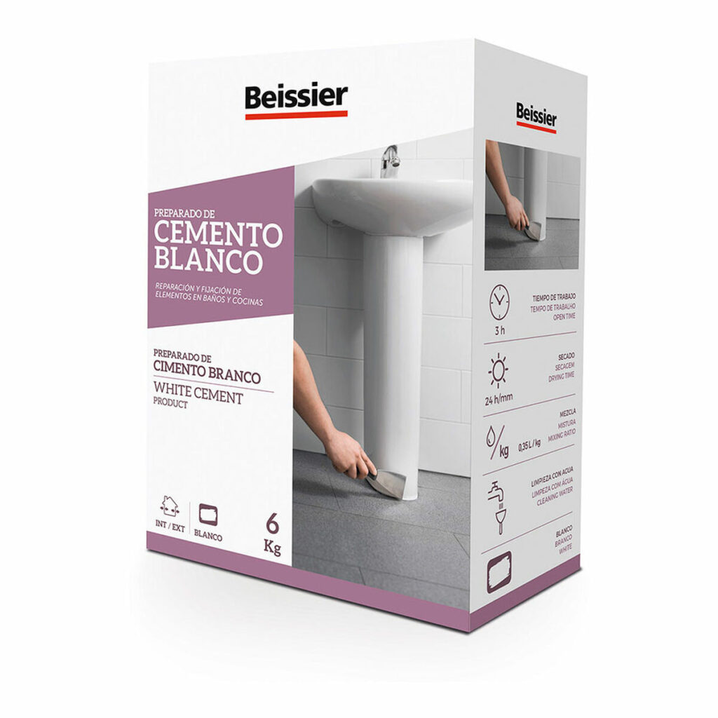 Τσιμέντο Beissier 70163-001 Λευκό 6 κιλά - marketoupoli.gr