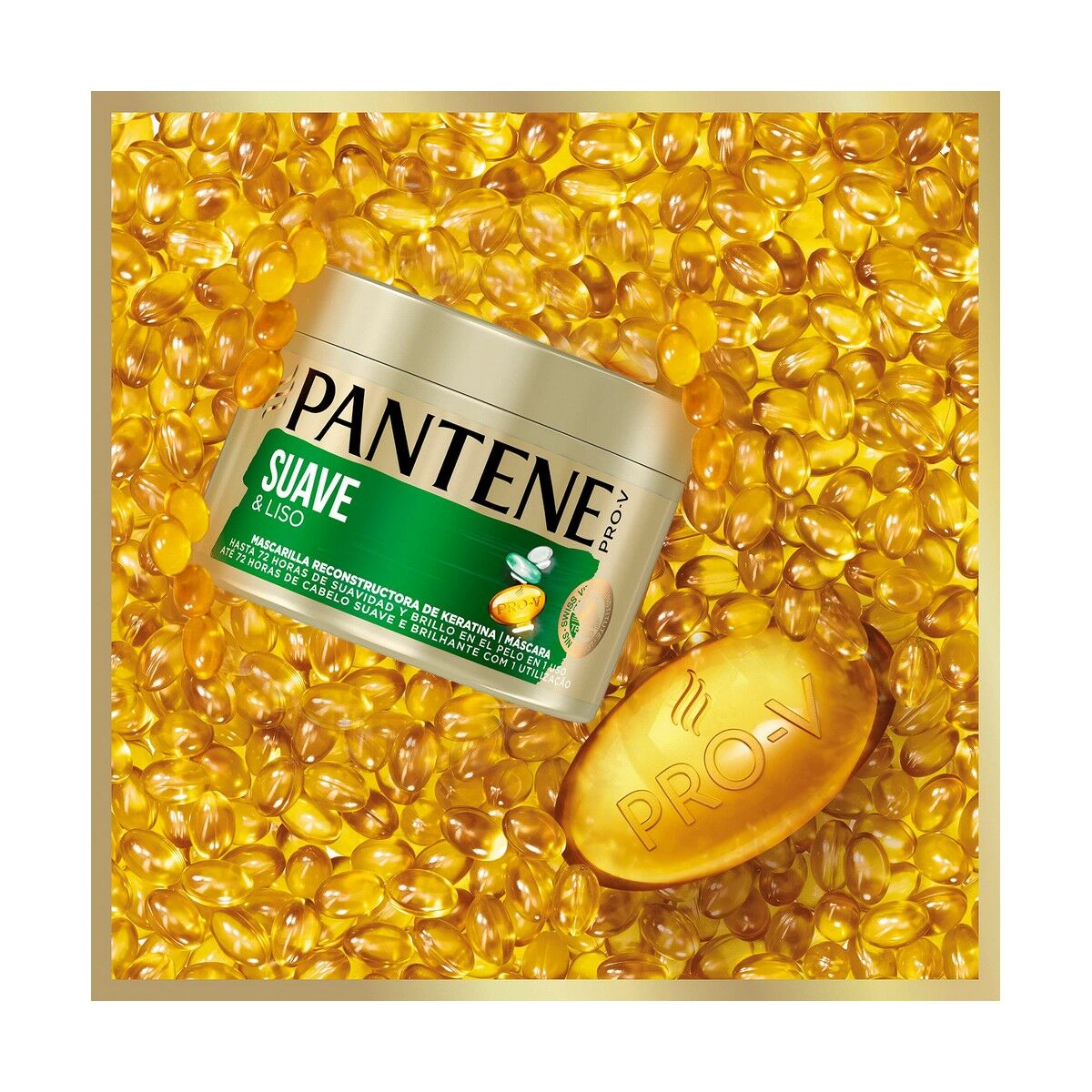 Επανορθωτική Μάσκα Pantene PRO-V Smooth & Sleek (300 ml) - marketoupoli.gr