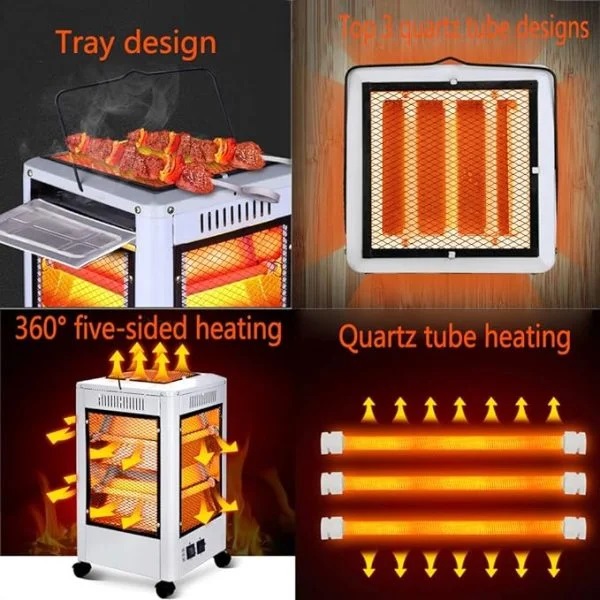 Ηλεκτρική θερμάστρα χαλαζία - NSB200B1 - 412482 - White - marketoupoli.gr