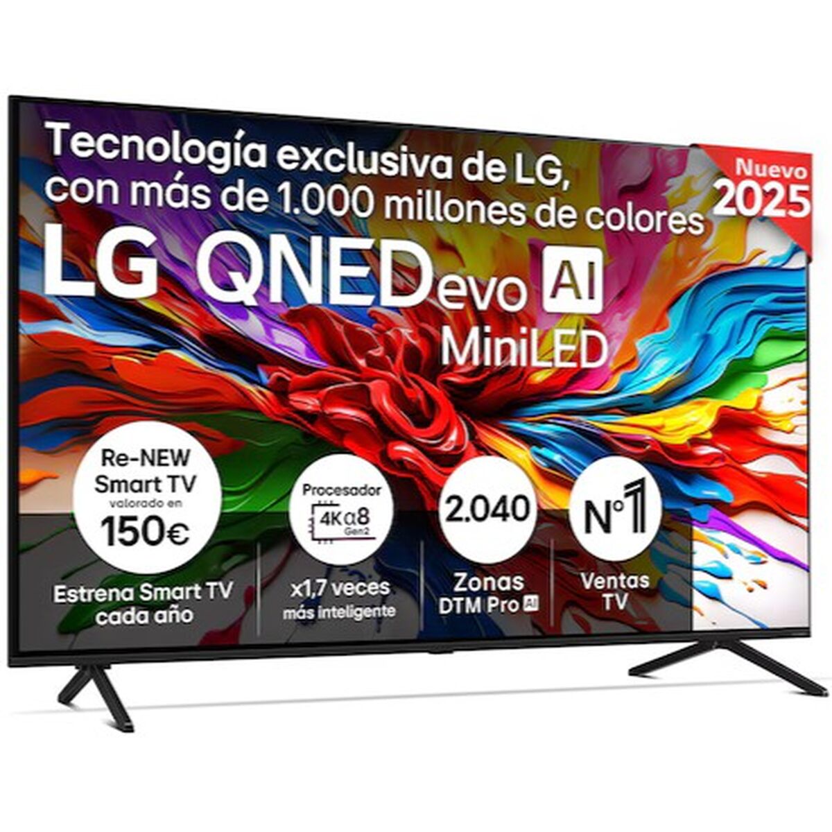 Smart TV LG 75QNED92A6A 4K Ultra HD 75" HDR WiFi DVB-S2 QNED ...