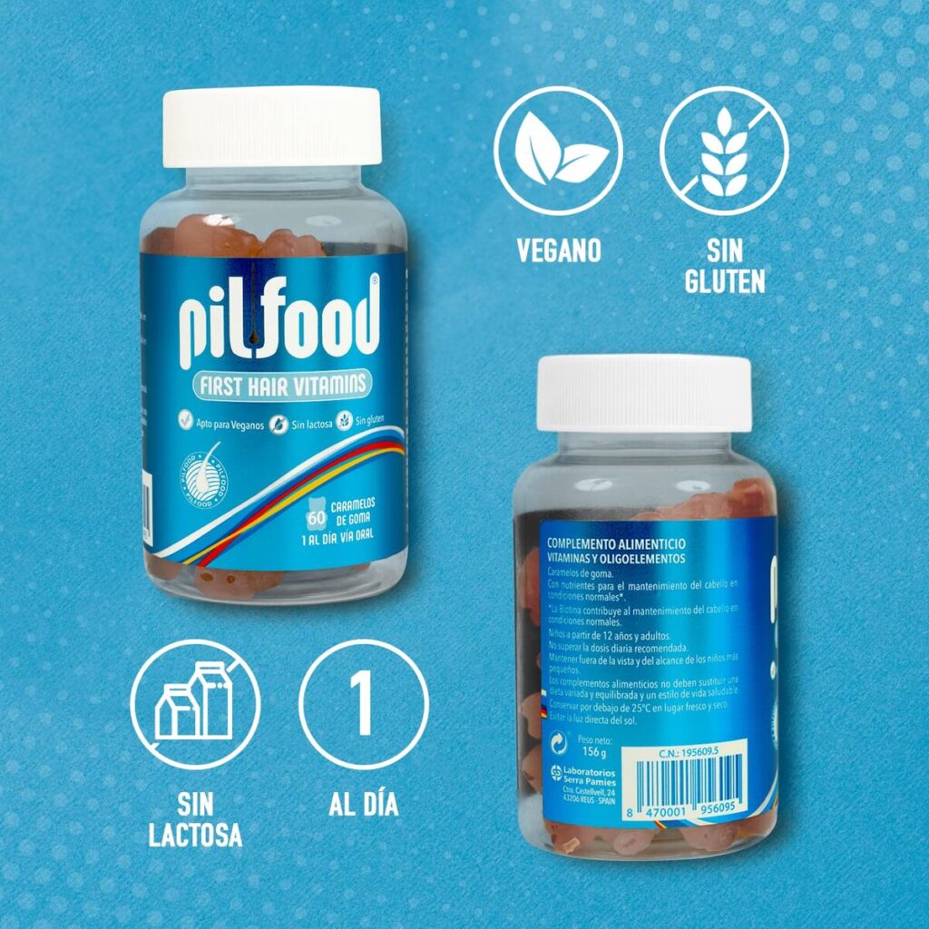 Συμπλήρωμα Διατροφής Pilfood FIRST HAIR VITAMINS 60 Καραμέλες ...