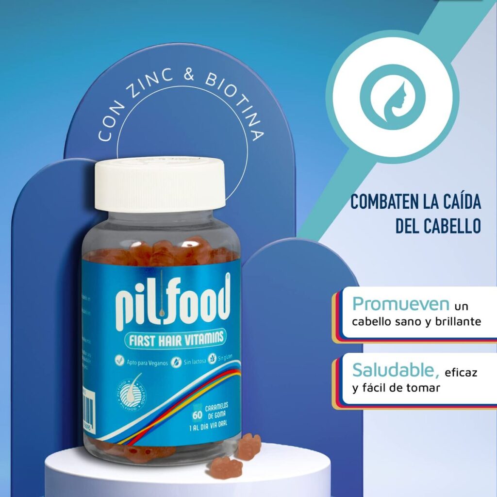 Συμπλήρωμα Διατροφής Pilfood FIRST HAIR VITAMINS 60 Καραμέλες ...